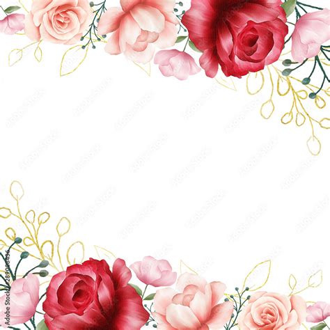 Beautiful Rose Background Wedding Card Design Templates For Free Download