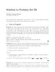 Problem Set 3 Solution Pdf Solution To Problem Set III Fin 638 Corporate Finance Due Friday
