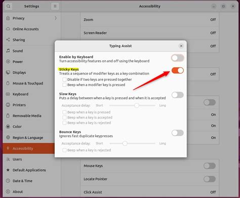 How To Enable Sticky Keys In Ubuntu Linux Geek Rewind