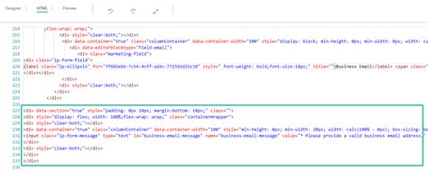 Business Email Validation Message On Outbound Marketing Forms
