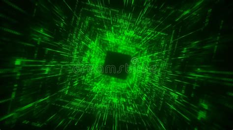 Colorful Tunnel Background Abstract Techno Digital Background Big