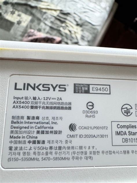 Linksys Wifi 6 Router Computers Tech Parts Accessories Networking On Carousell