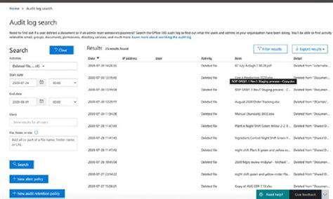 Learn To Work With The Office 365 Unified Audit Log TechTarget