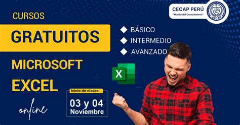 Cecap PerÚ Ofrece Curso Gratuito De Microsoft Excel Básico Intermedio Avanzado
