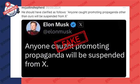 ဝါဒဖြန့် Account တွေ ပိတ်မယ်လို့ အီလွန်မက်စ် ပြောတယ်ဆိုတဲ့ သတင်းအတု