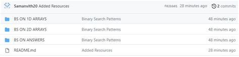Binary Search Github Repository Solving Binary Search Problems Yervala Samanvith Reddy Posted