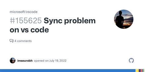 Sync Problem On Vs Code Issue Microsoft Vscode Github
