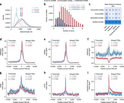 Properties Of Full Length Lncrna Transcripts A The Mature Spliced