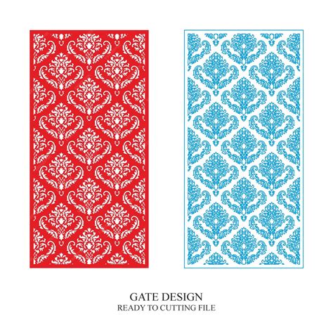 Premium Vector Cnc Jali Door Laser Cutting Design Pattern Vector