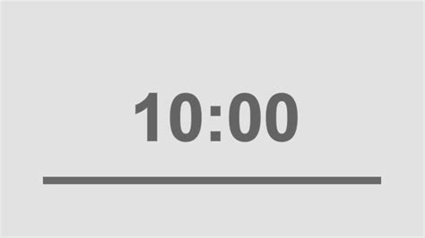 10 Minute Countdown Timer For Powerpoint Evefity