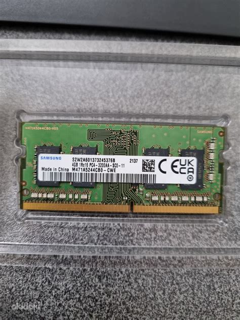 Оперативная память Samsung Ddr4 3200 4gb Tallinn Комплектующие