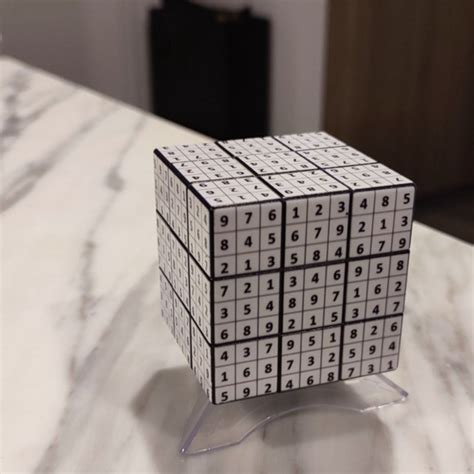 Super Sudoku Cube Puzzle Sudoku Cube Game Sure To Puzzle Even The