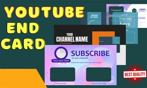 Create Youtube End Card End Screen Outro Video Animation By Hasitha Fiverr