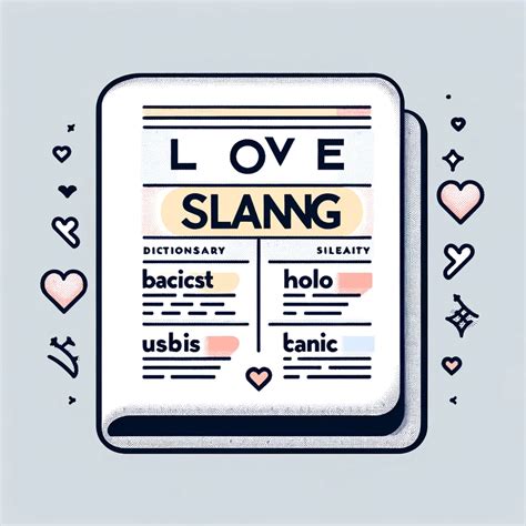 愛の言葉、英語で伝える：恋愛スラング完全ガイド