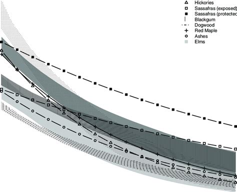 Quantile Regression Curves And Confidence Bands For The 90th Quantile
