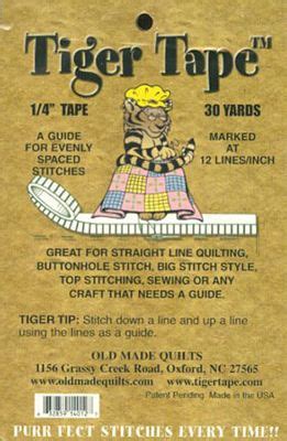 Brewer Sewing Tiger Tape 1 4in 12 Lines