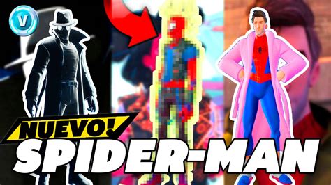 AsÍ Son Las Nuevas Skin De Spider Man Fortnite Youtube