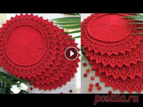 Салфетка крючком салфетка для сервировки подставка под горячее Рель Необычные салфетки