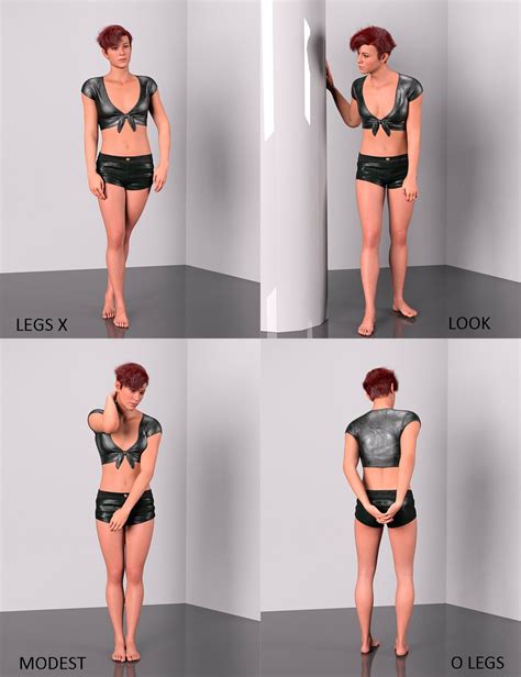 All About Idle Poses For Genesis 9 Bundle Daz 3d