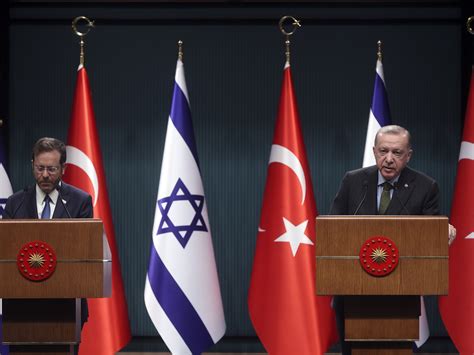 بعد لقائه هرتسوغ بأنقرة أردوغان يتحدث عن العلاقات مع إسرائيل ومجالات