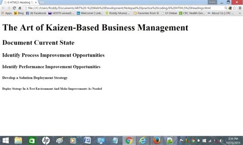 The 6 Html5 Heading Types Roddy Munoz A Web Development Learning