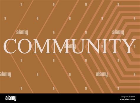 Text Showing Inspiration Community Internet Concept Specific