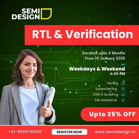 Semidesign Vlsitraining Internship Semiconductor Designverification Systemverilog Uvm