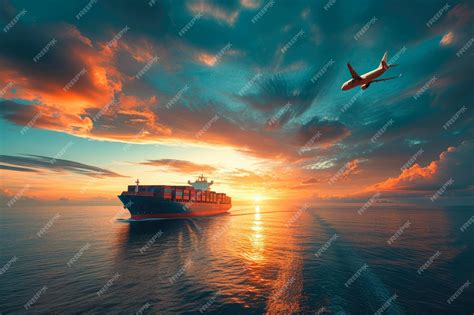 Premium Photo Transportation Triad Air Land Sea