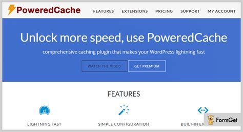 Best Cache WordPress Plugins Free Paid FormGet