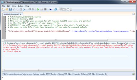 Visual Studio How To Run The Powershell Script Through Powershell Ise Which Was Opened By