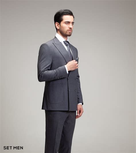 کت و شلوار دیپلمات دبل برست پوشاک مردانه ست من