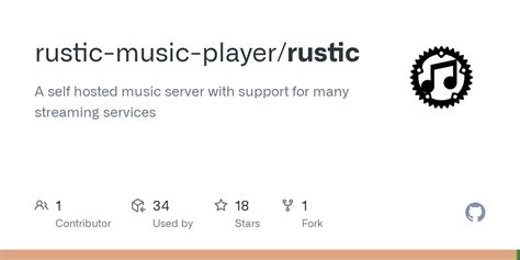 Github Rustic Music Playerrustic A Self Hosted Music Server With Support For Many Streaming