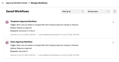 Workflow Approval Matrix Smartsheet Community