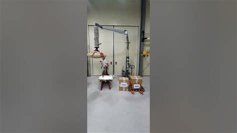 포대 운반 진공 튜브 리프트 Bag Vacuum Tube Lift 중량물 반복작업에서 해방 할수 있는 진공 튜브 리프트 Youtube