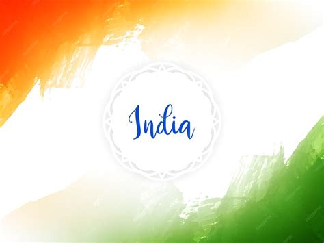 Free Vector Decorative Indian Flag Theme Republic Day Texture Design