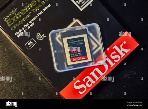 CFexpress Memory Card CF Express Stock Photo Alamy