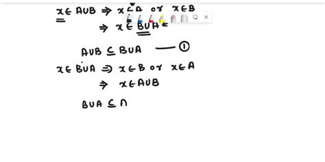 solved prove aub bua and anb bna