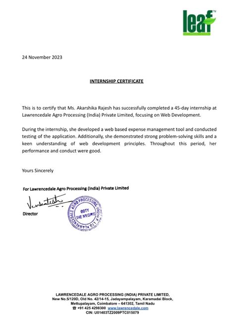 Akarshika Rajesh On Linkedin Webdevelopment Internshipcompleted Php