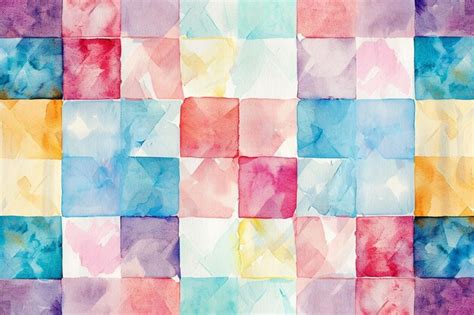 Premium Photo Create A Playful And Vibrant Checkerboard Pattern Generative Ai