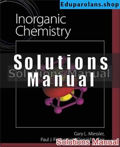 Solutions Manual For Inorganic Chemistry 5th Edition Miessler Rherbalremedie