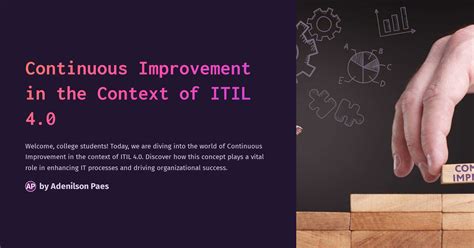 Continuous Improvement In The Context Of Itil 4 0