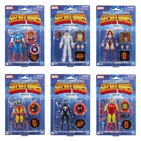 New Marvel Legends "Secret Wars" and Spider-Man Action Figures Revealed ...