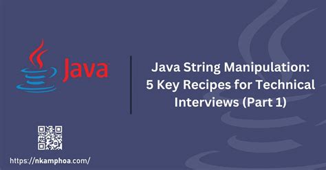 Java String Manipulation 5 Key Recipes For Technical Interviews Part 1 Codementor
