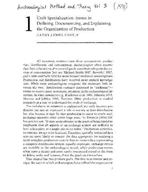 pdf 1991 craft specialization issues in defining documenting and