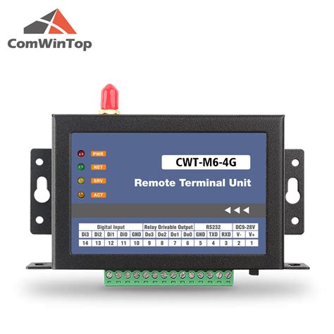 Cwt M6 4g 2di3do1ai 4g Modbus Tcp Io Module 4g Modbus Rtu Comwintop