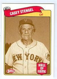 Casey Stengel Baseball Card New York Mets 1989 Swell 130 Baseball Greats