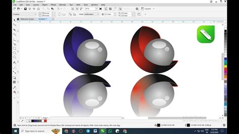 How To Make 3d Object In Coreldraw 3d Logo In Coreldraw Logo Designing In Coreldraw Youtube