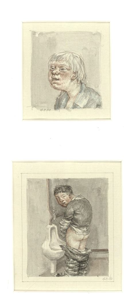 Sold Price Vos P 1935 2010 Man Peeing In An Urinal November