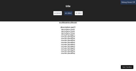 React I18next Playground Forked Codesandbox