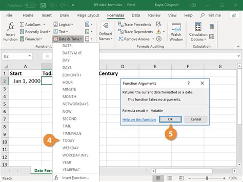 Excel Date Functions CustomGuide